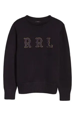Double Rl Wool Crewneck Sweater