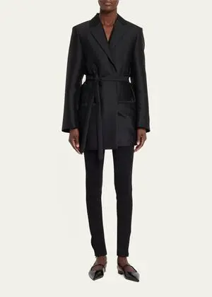 TOTEME Belted Blazer - Black