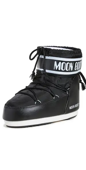 Moon Boot Icon Low Nylon Boots - Black