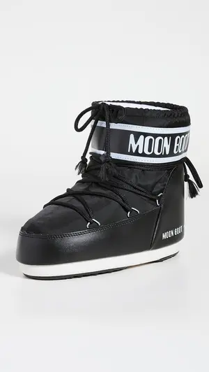 Moon Boot Icon Low Nylon Lace Up Boots