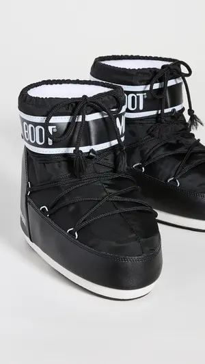 Moon Boot Icon Low Nylon Lace Up Boots