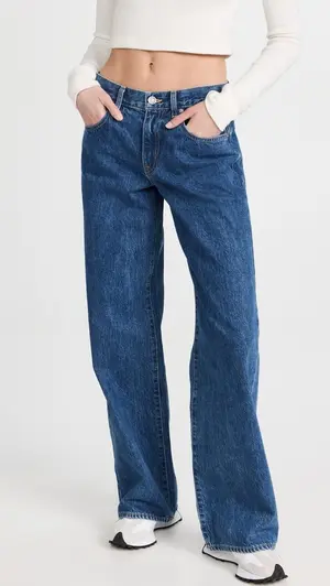 SLVRLAKE Mica Wide Leg Jeans - Sweet Memory