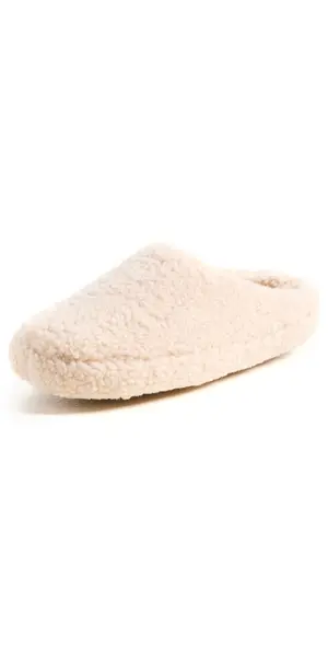 Madewell Sherpa Scuff Slippers