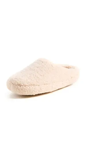 Madewell Sherpa Scuff Slippers