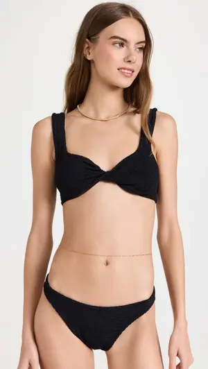 Hunza G Juno Bikini Set - Black