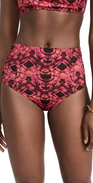 Ulla Johnson Zahara Bikini Bottoms - Wild Rose