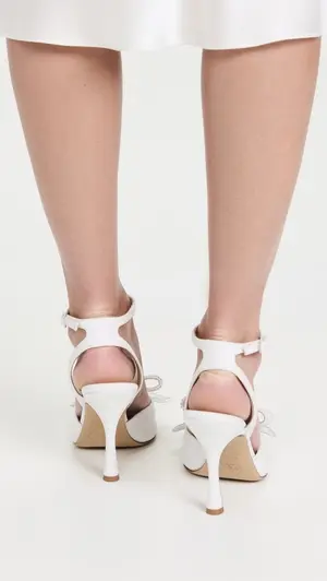 NALEBE Dimante Pumps - White Glitter