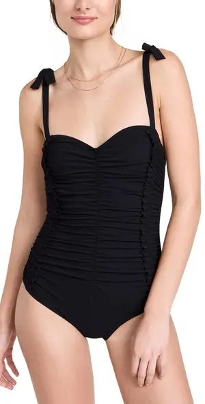 KARLA COLLETTO Tate High Back One Piece - Black