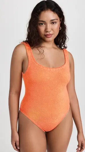 Hunza G Classic Square Neck One Piece Swimsuit