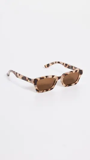 AIRE Sculptor Rectangle Sunglasses - Cookie Tort