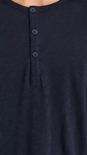 ATM Anthony Thomas Melillo Destroyed Wash Henley - Midnight
