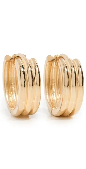 ARIEL GORDON 14k Triptych Hoop Earrings - Gold