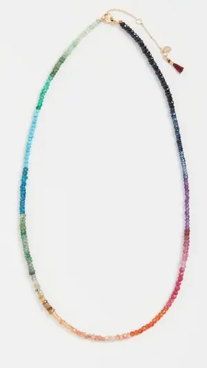 Shashi Aisha Necklace - Rainbow