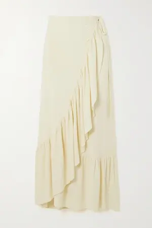 ERES Julia Ruffled Stretch-twill Pareo
