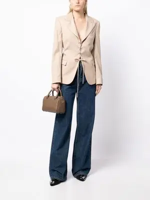 Rokh Laced Open Back Tailored Blazer