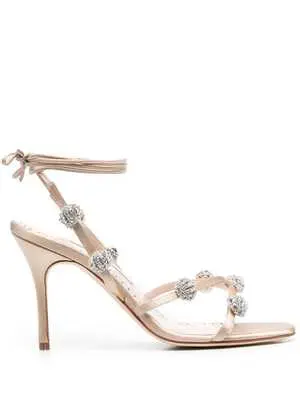 Manolo Blahnik Elsaka 100mm Heeled Sandals
