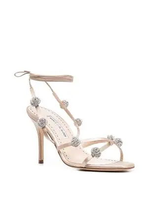 Manolo Blahnik Elsaka 100mm Heeled Sandals