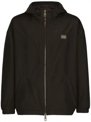 Dolce & Gabbana Logo-tag Hooded Jacket