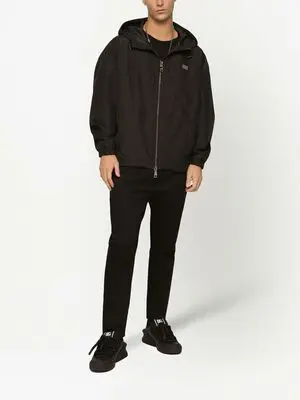 Dolce & Gabbana Logo-tag Hooded Jacket