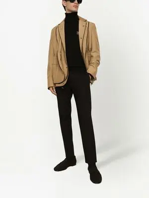 Dolce & Gabbana Roll-neck Wool Jumper - Black