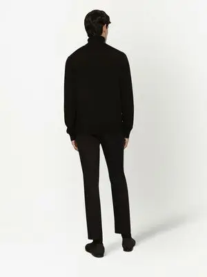 Dolce & Gabbana Roll-neck Wool Jumper - Black