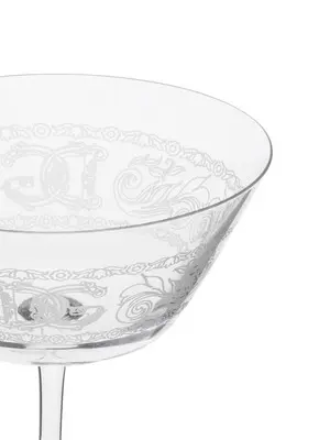 Dolce & Gabbana Logo-embellished Champagne Glass
