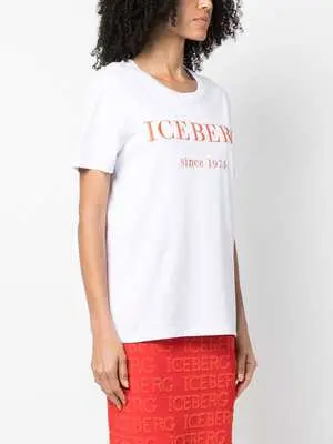 Iceberg Logo Print T-shirt