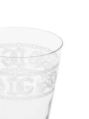 Dolce & Gabbana Logo-embellished Wine Glass
