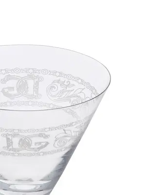 Dolce & Gabbana Logo-embossed Martini Glass
