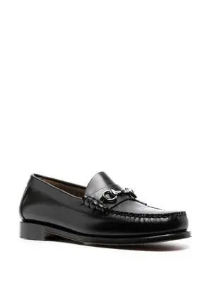 G.H.BASS Weejuns Lincoln Horsebit Loafers - Black