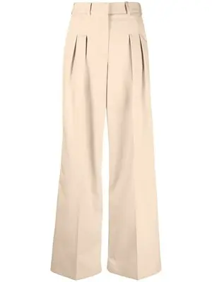 Calvin Klein Pleated Wide-leg Trousers