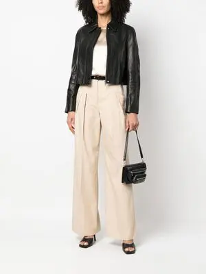 Calvin Klein Pleated Wide-leg Trousers