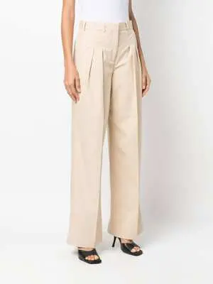 Calvin Klein Pleated Wide-leg Trousers