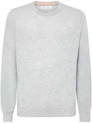 Brunello Cucinelli Cashmere Crew-neck Jumper - Grey