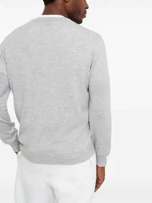 Brunello Cucinelli Cashmere Crew-neck Jumper - Grey