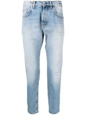 Eleventy Raw Edge Hem Jeans For Men