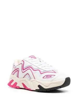 MSGM Panelled Low-top Sneakers