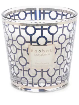 BAOBAB COLLECTION Geometric Candle - Blue