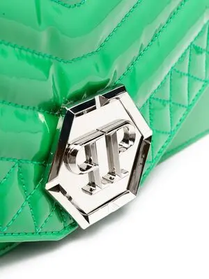 Philipp Plein Hexagon-logo Shoulder Bag - Green