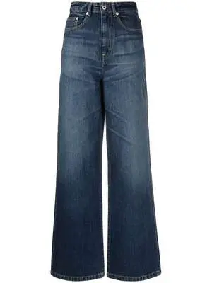 Kenzo High-waisted Straight-leg Jeans
