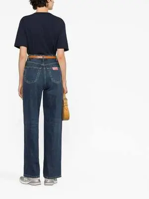 Kenzo High-waisted Straight-leg Jeans