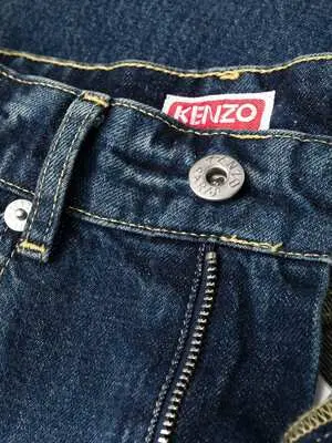 Kenzo High-waisted Straight-leg Jeans