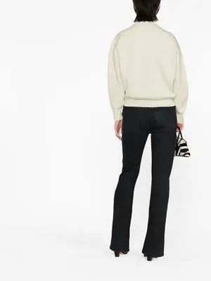 MARANT ETOILE Atlee Intarsia-knit Jumper - Grey