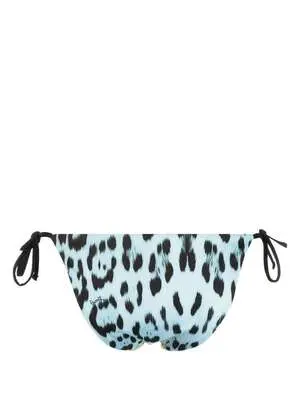 Roberto Cavalli Leopard-print Bikini Bottoms