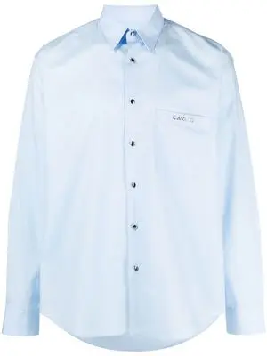 Roberto Cavalli Logo-plaque Cotton Shirt