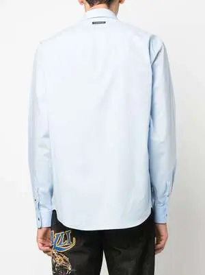 Roberto Cavalli Logo-plaque Cotton Shirt