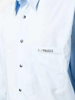 Roberto Cavalli Logo-plaque Cotton Shirt
