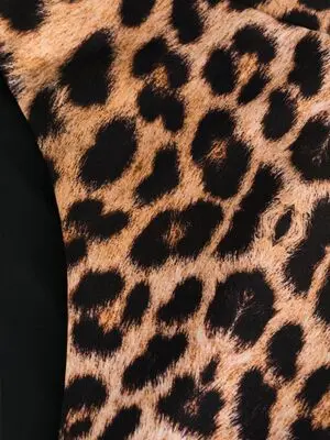 NOIRE SWIMWEAR Leopard-print High-waisted Bikini Bottom