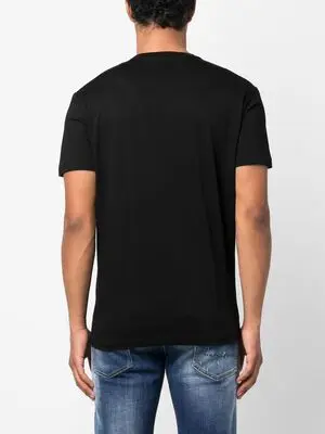 Dsquared2 Logo-studded Short-sleeve T-shirt - Black