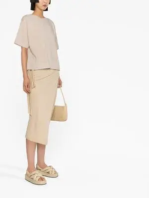LISA YANG Cila Cashmere T-shirt - Neutrals